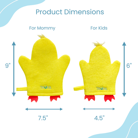 NEW! TruKid Bubble Glove Duck Family